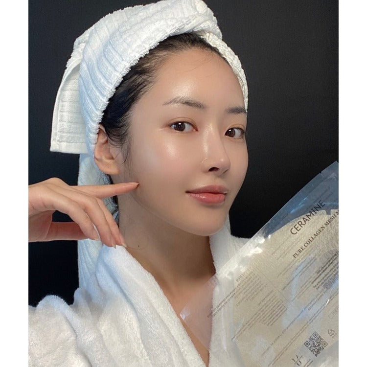Ceramine Pure Collagen Mesh Mask | Eunogo Shop The Best of K-Beauty